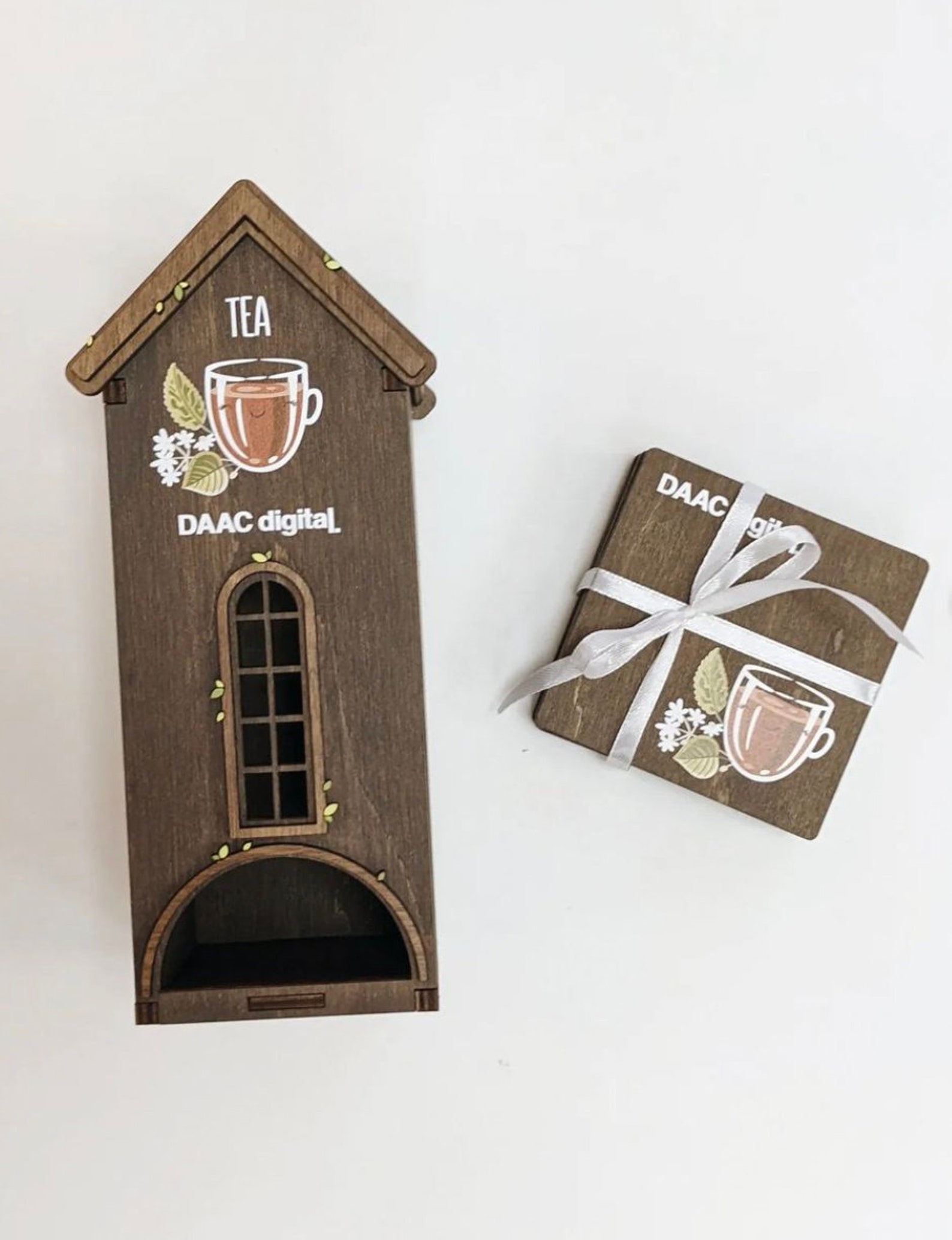 Miniature Tea Houses Merch Wood With the Tiny Teen Dreams Logo Engraved ...