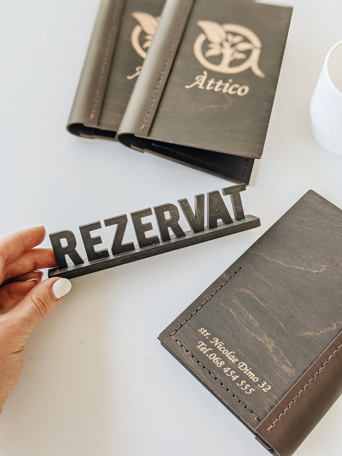 Wooden Reserved Sign for Restaurant Cafe Tabletop Reserve Plate - Etsy