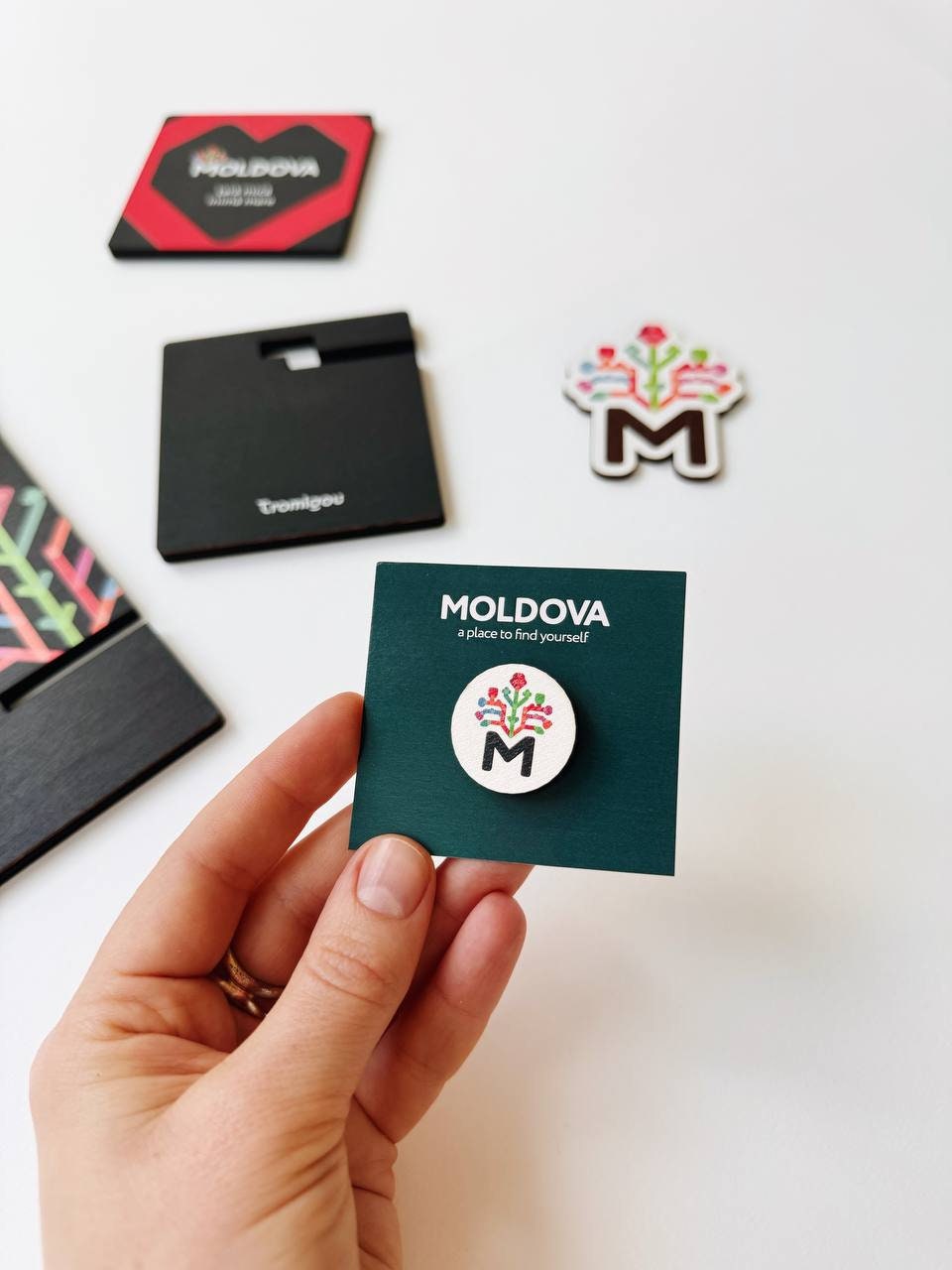 Wooden LOGO Pins Decorative Pins - Animals, Office & More Personalized ...