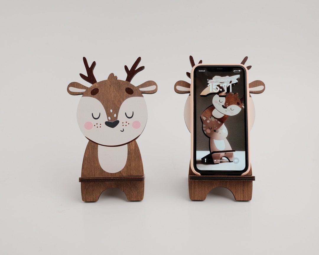 Cute Cat Phone Holder Deer Fox Phone Stand Online Education Lessons ...
