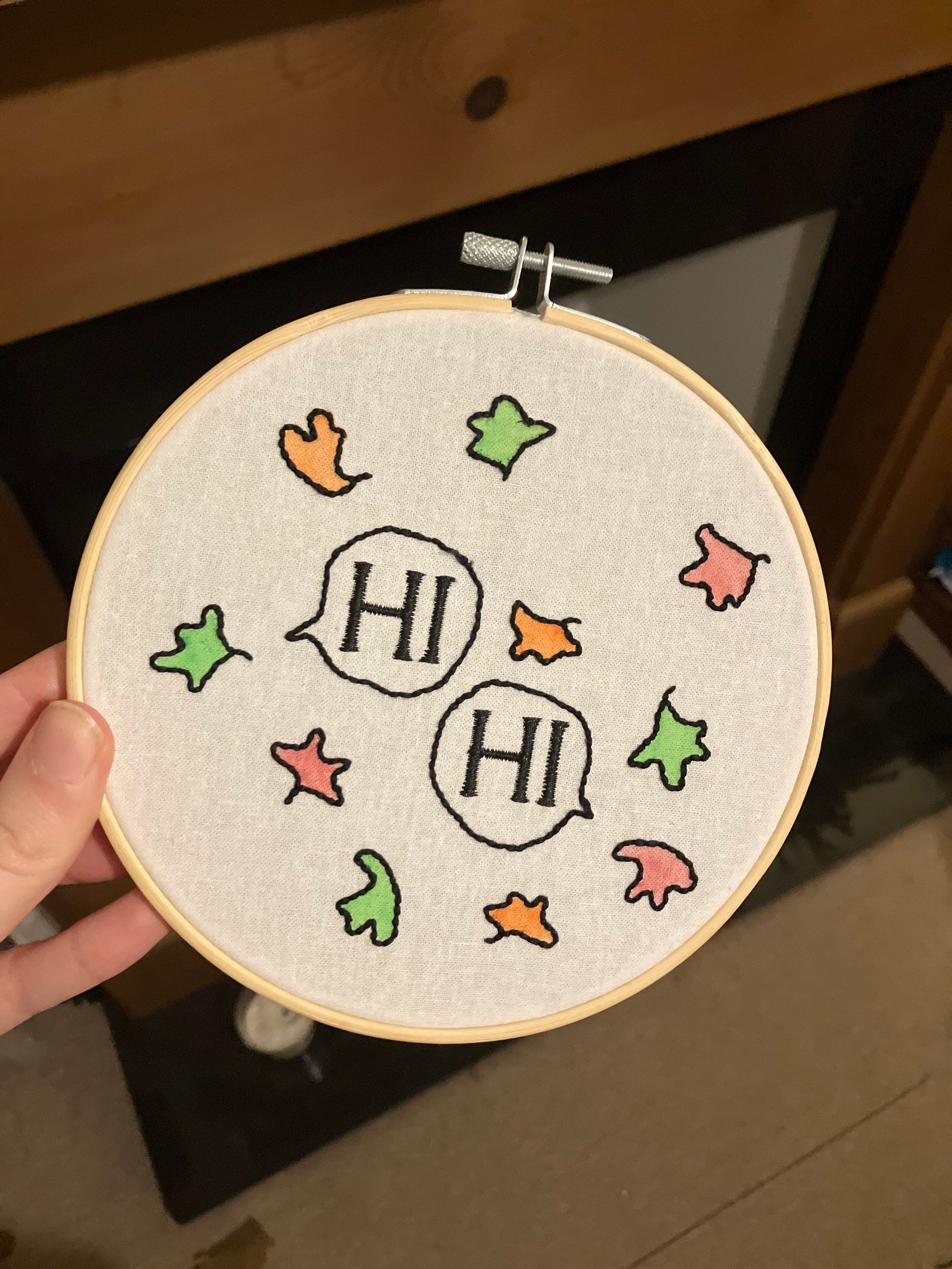 Heartstopper Hi Embroidery - Etsy
