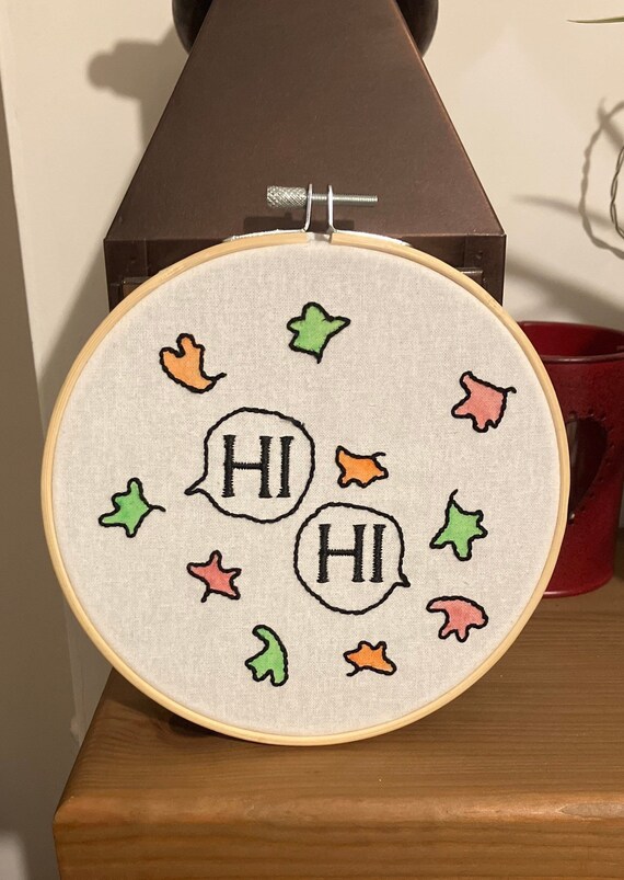 Heartstopper Hi Embroidery - Etsy