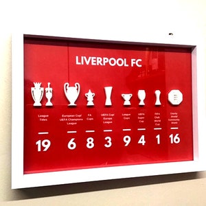 Liverpool FC Champions Wall Trophy Box - Etsy