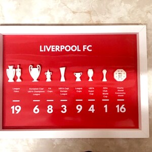 Liverpool FC Champions Wall Trophy Box - Etsy
