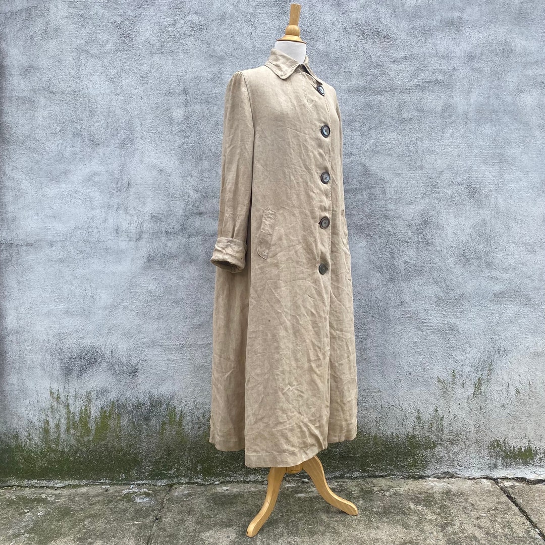 Antique Vintage Edwardian 1900s 1910s Cream Linen Motoring Traveling ...