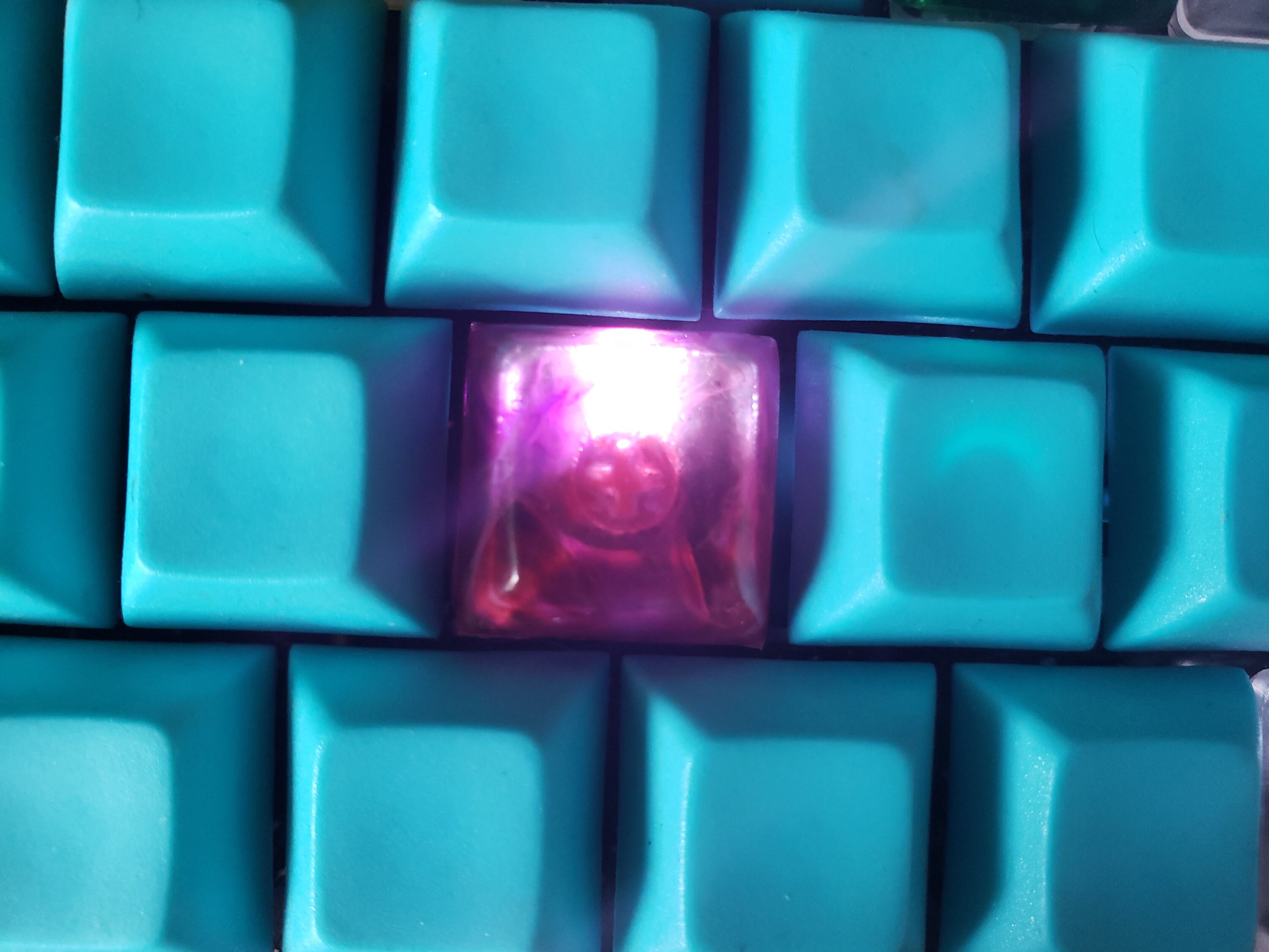 Handmade DSA Profile Keycap, for Mechanical Keyboard, Purple & Red - Etsy