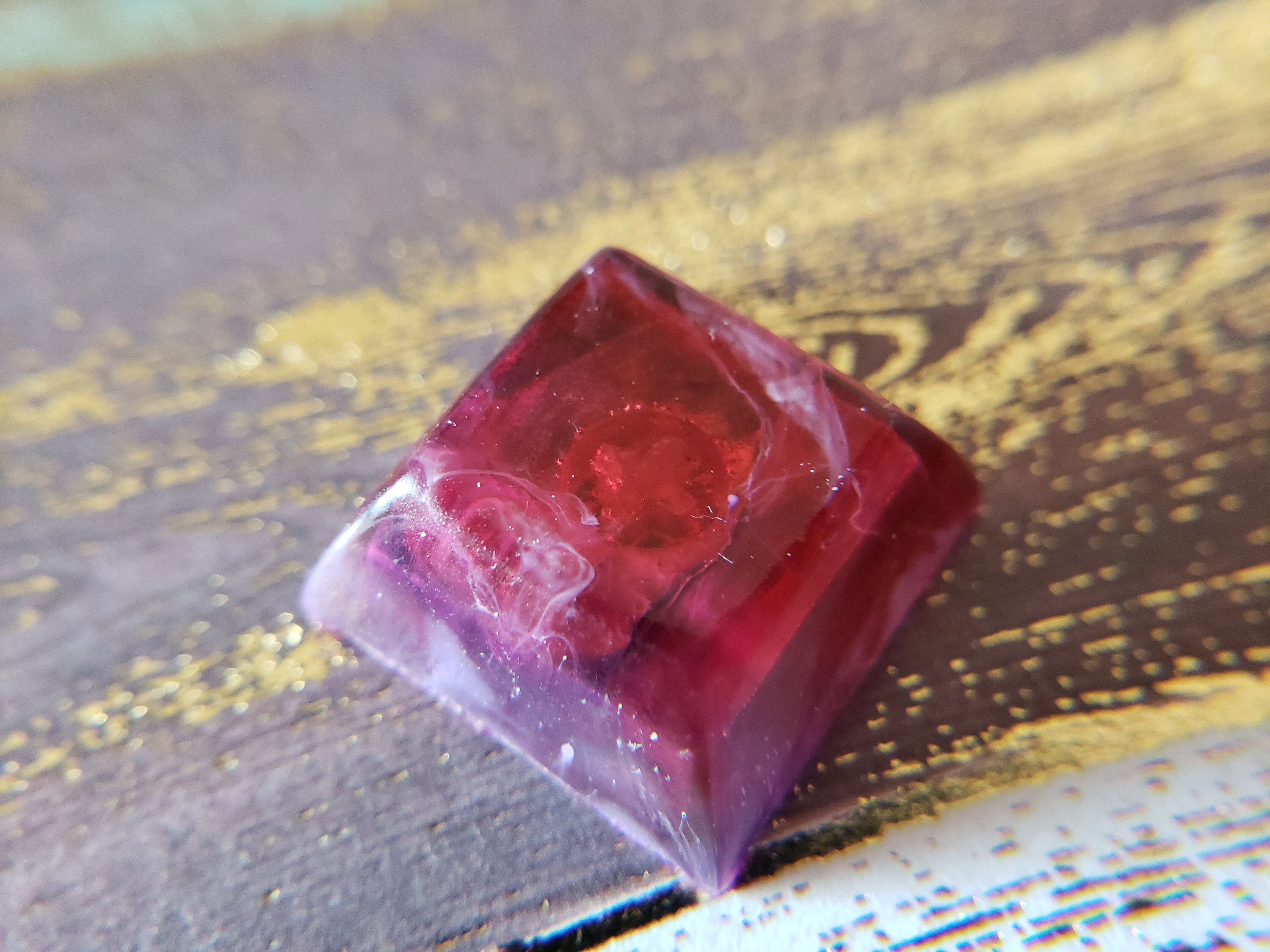 Handmade DSA Profile Keycap, for Mechanical Keyboard, Purple & Red - Etsy