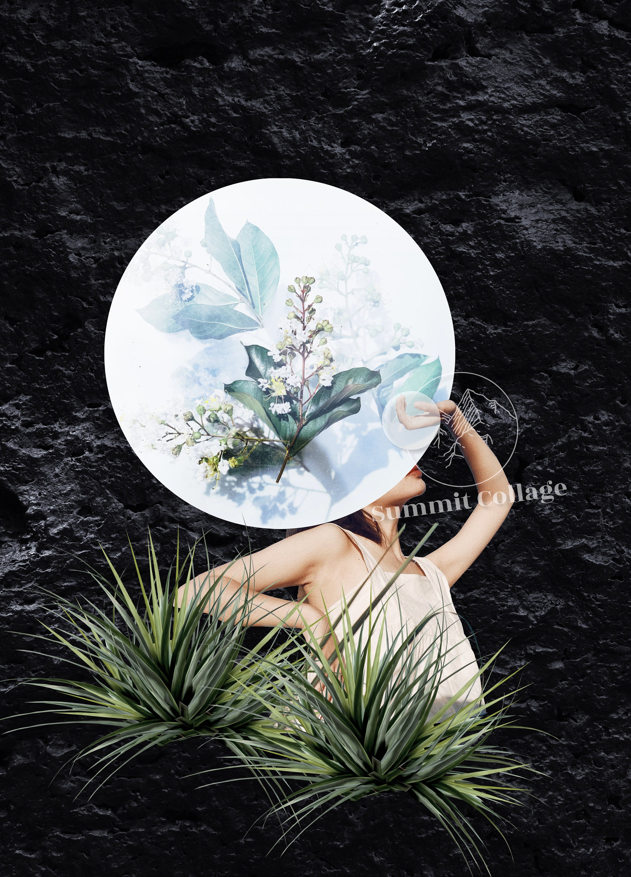 Feminine Collage Print, Digital Collage, Woman Print, Fashion Poster ...