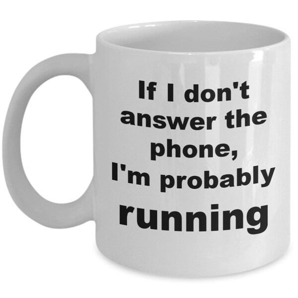 Funny Running Mug - Etsy