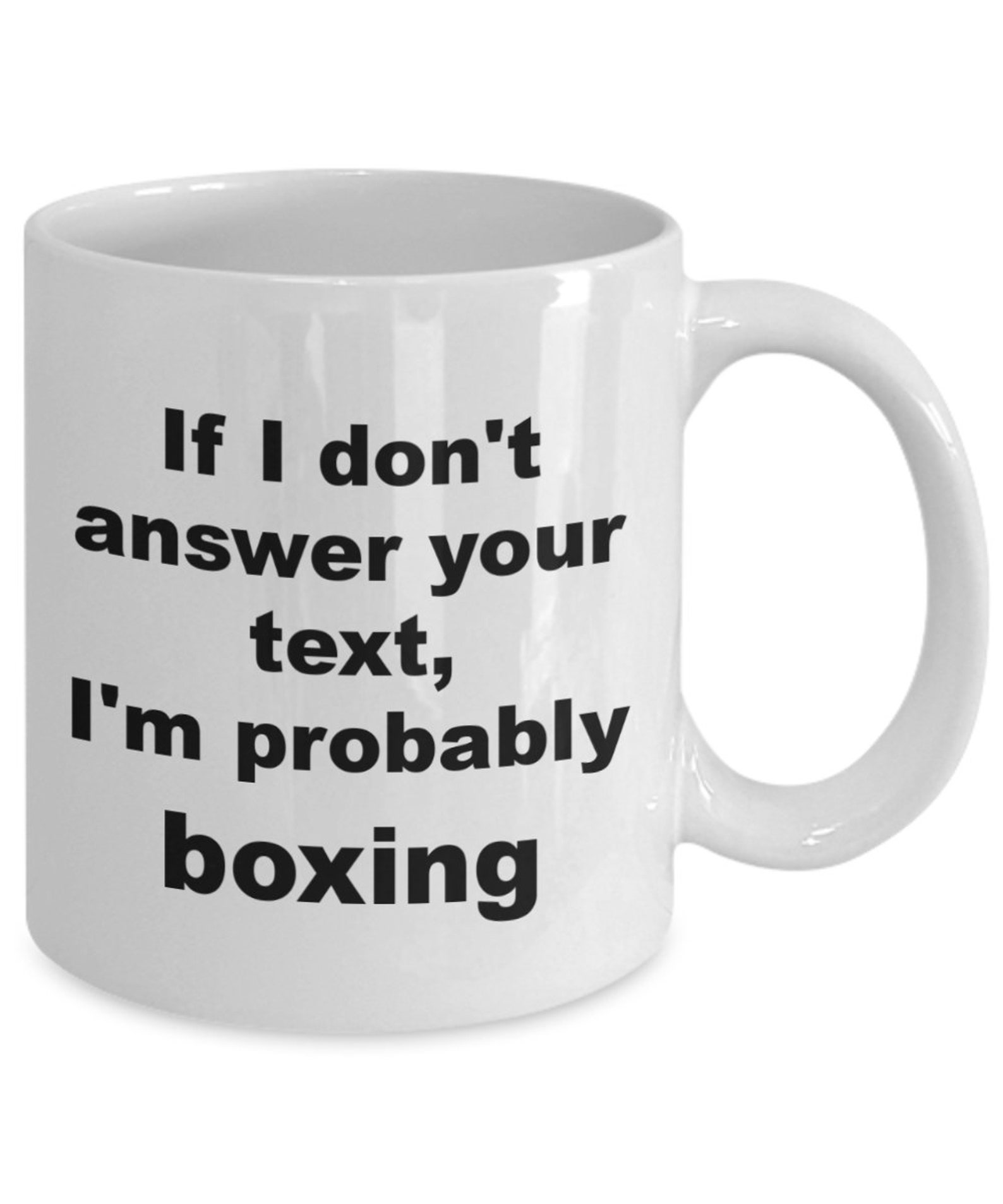 Boxing Funny Mug Coffee Cup Idea for Boxers - Etsy