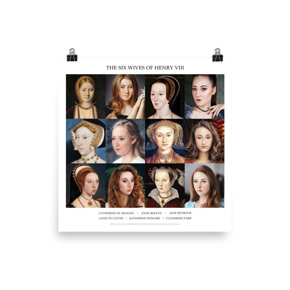 History Teacher Resources Katherine Howard Digital Art Portrait Tudor ...