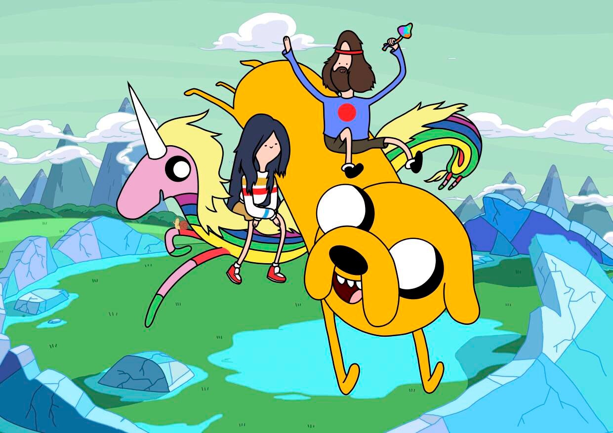 Printed Adventure Time custom portrait Personalized Adventure | Etsy