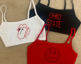 Ohio State Crop Tops - Etsy