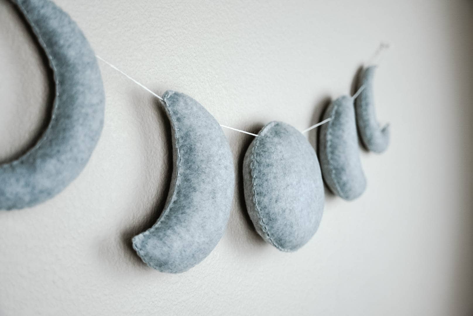 Fleece Moon Phase Banner Moon Decor Wall Hanging - Etsy