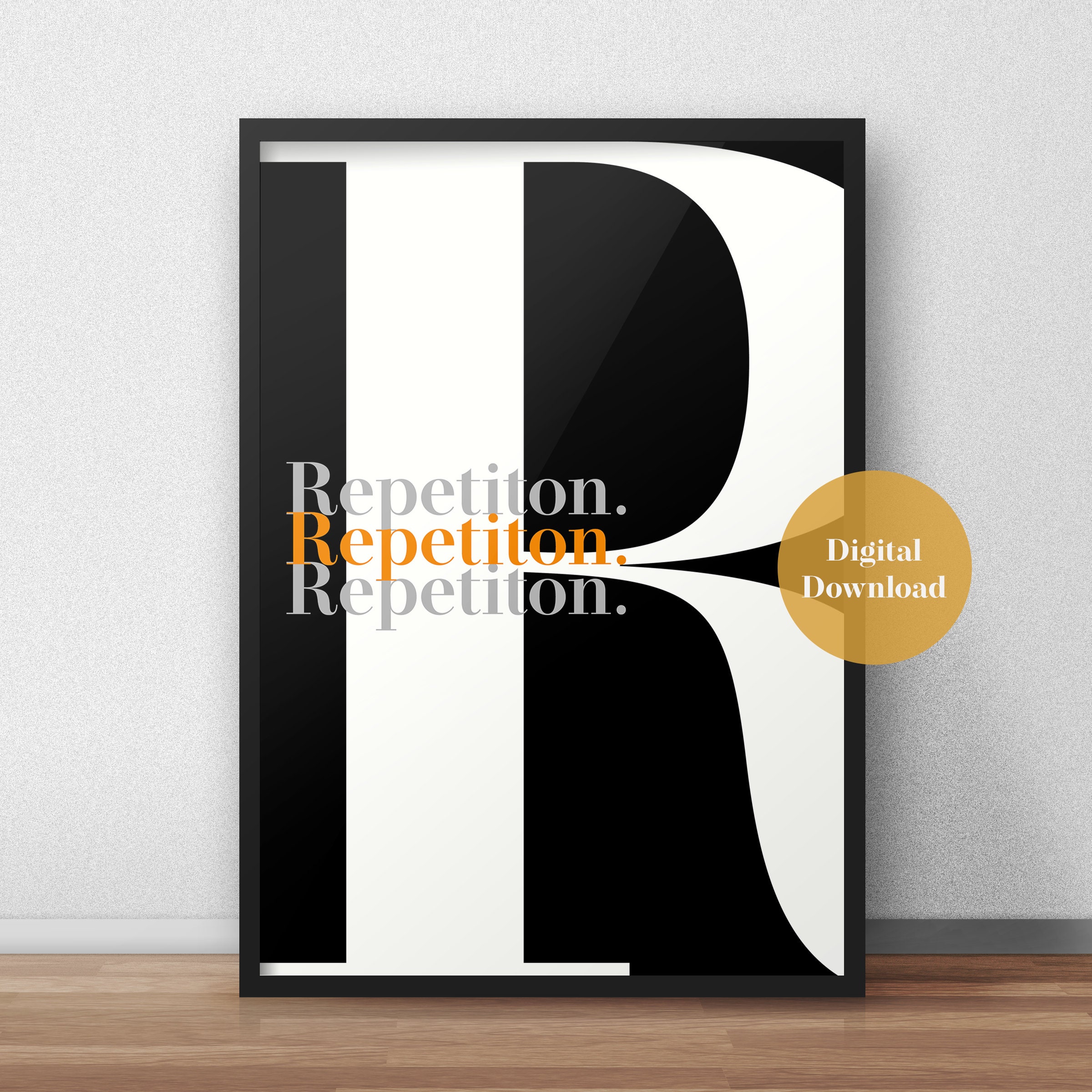 Repetition Design Poster