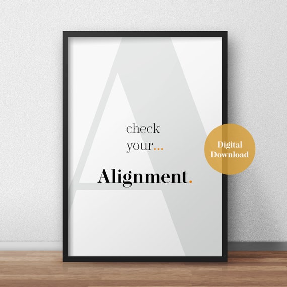 Alignment Typography