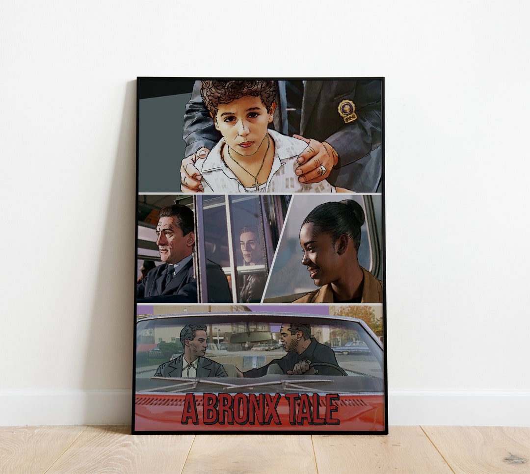 A Bronx Tale Movie Poster Art Print Comic Book Style Illustration - Etsy