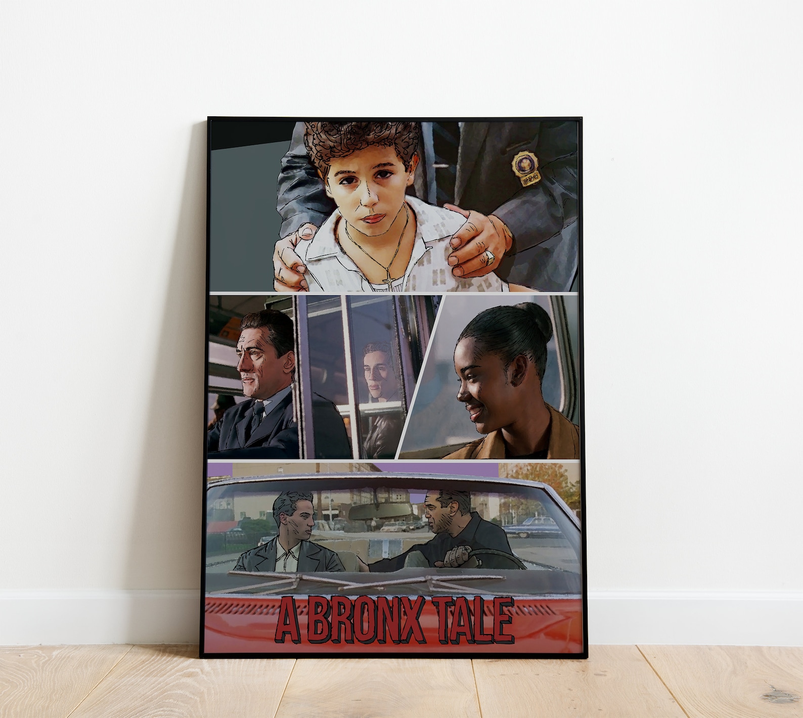 A Bronx Tale Movie Poster Art Print Comic Book Style Illustration - Etsy