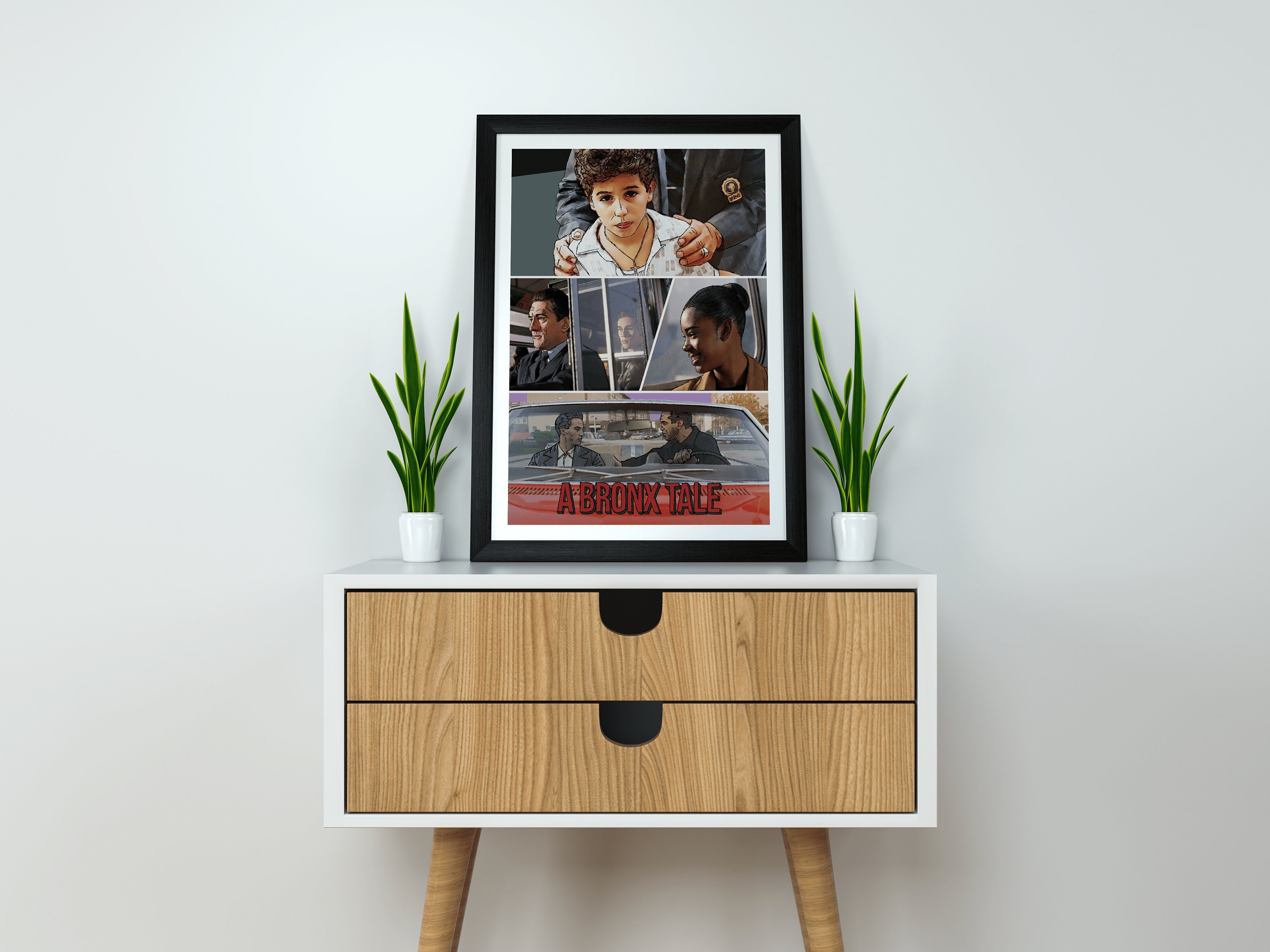 A Bronx Tale Movie Poster Art Print Comic Book Style Illustration - Etsy