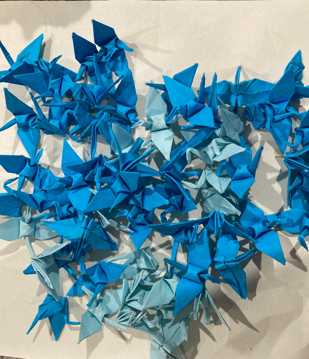 50 Origami Cranes - Etsy