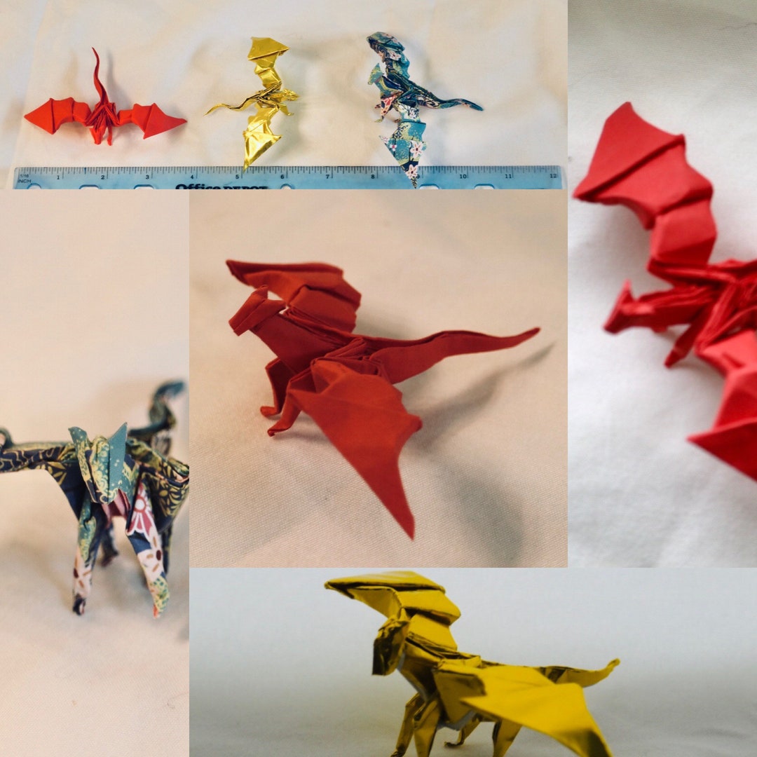 Origami Fantasy Dragon - Etsy