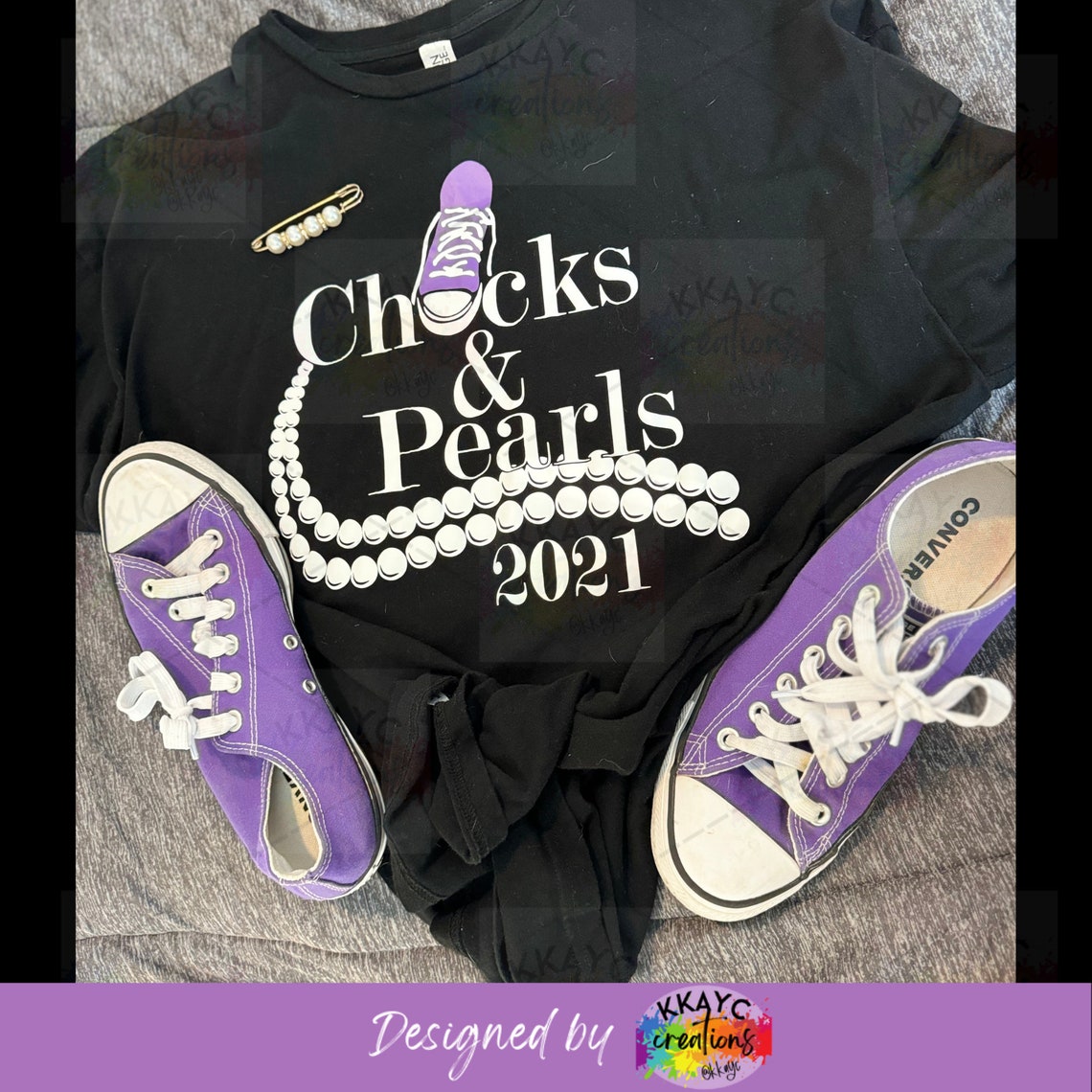 Chucks N Pearls 2024 Tee - Etsy