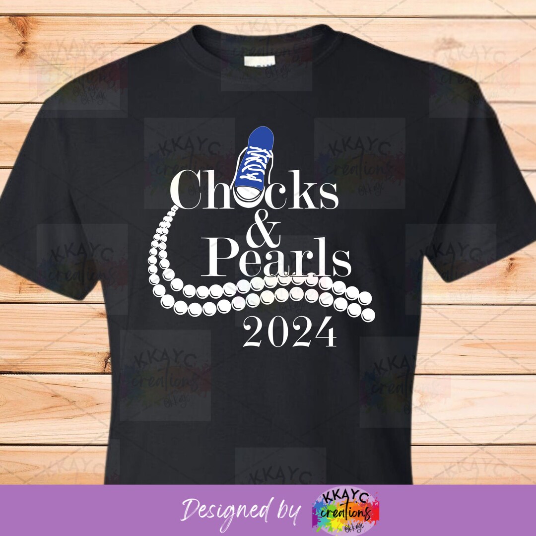 Chucks N Pearls 2024 Tee - Etsy