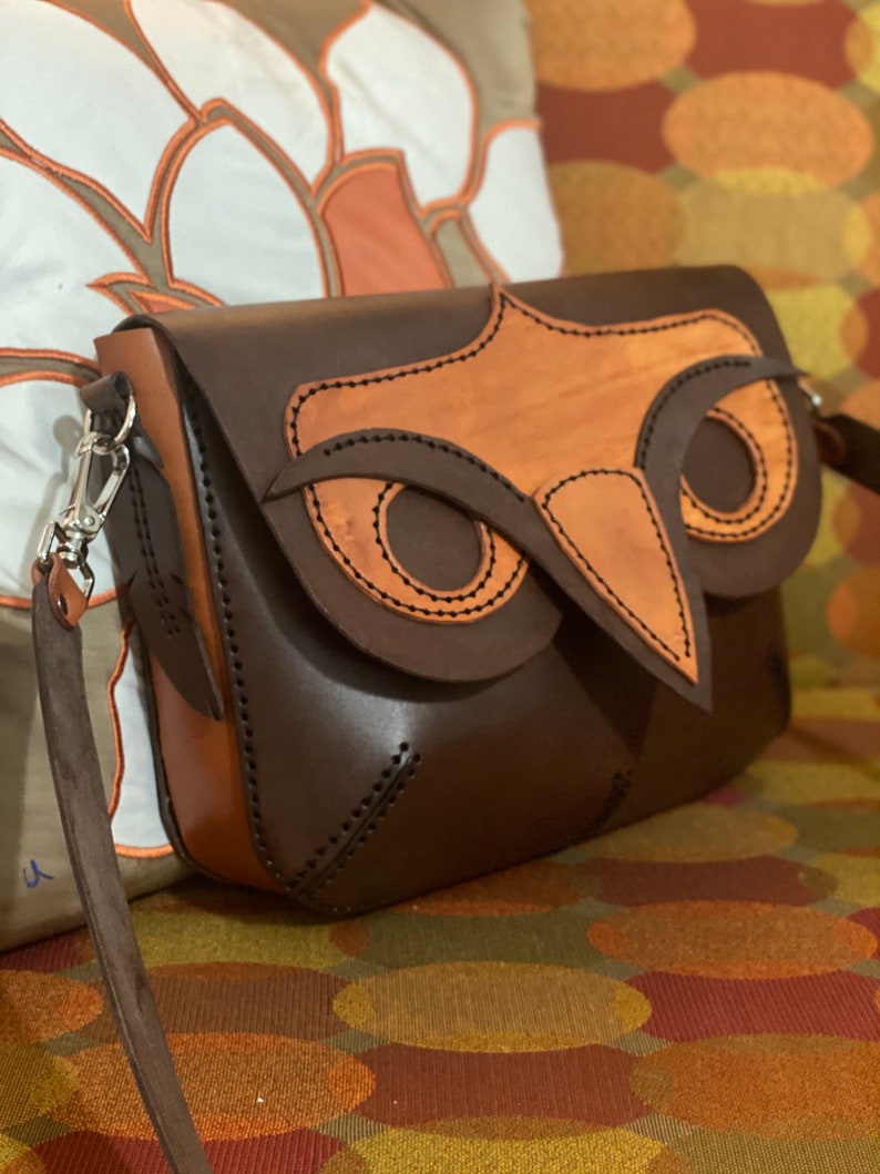 Leather Owl Bag - Etsy