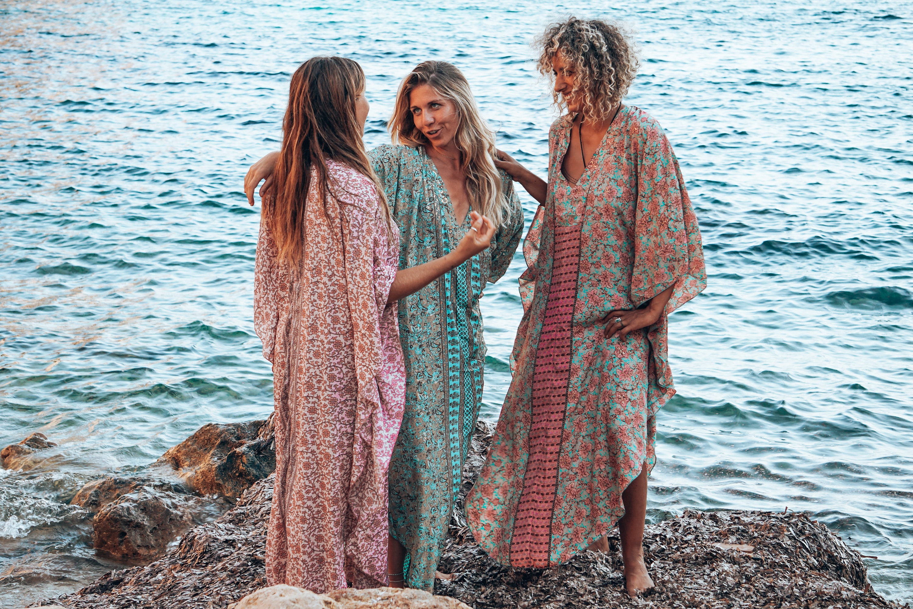 Kaftano Seda Silk Kaftan Ibiza Boho Sexy Kaftan - Etsy