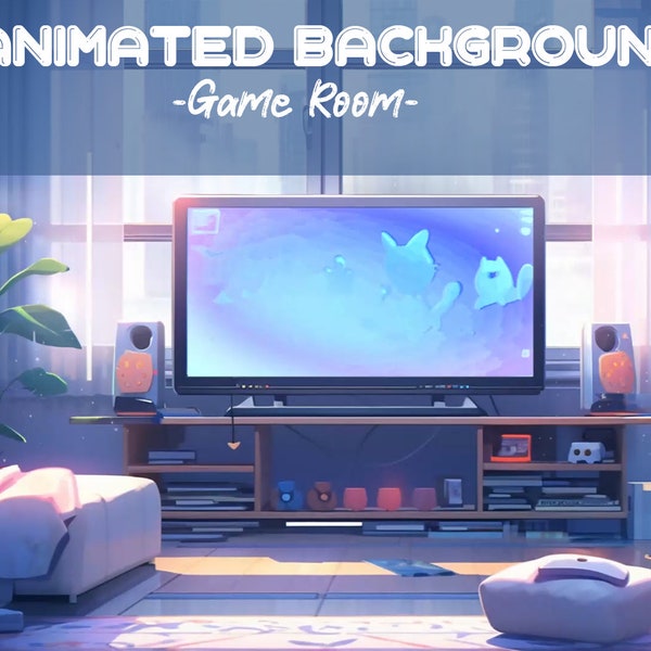 Gaming Room Animated Background - Etsy