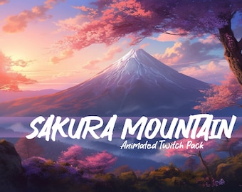 Pink Sakura Twitch Overlay Complete Pack Twitch Overlays - Etsy