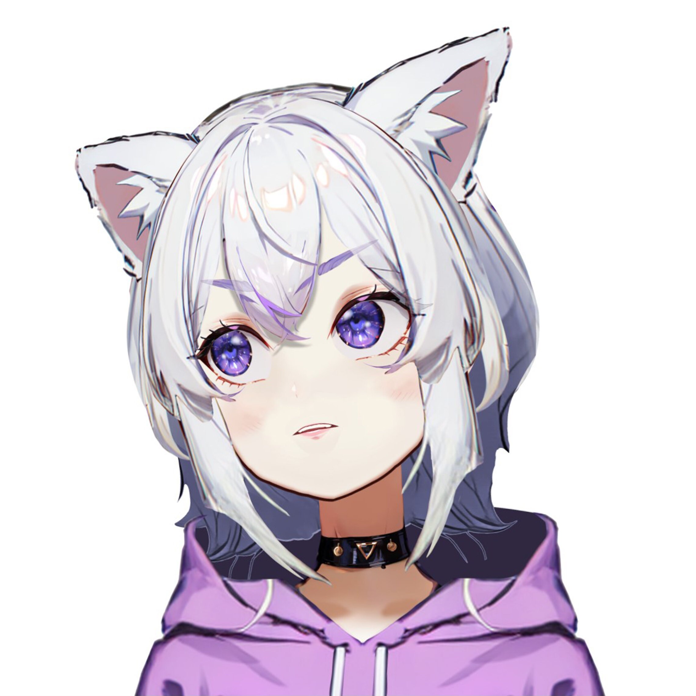 Live2d Vtuber Model: Streamer Fox Girl, Animated Background (ready to ...