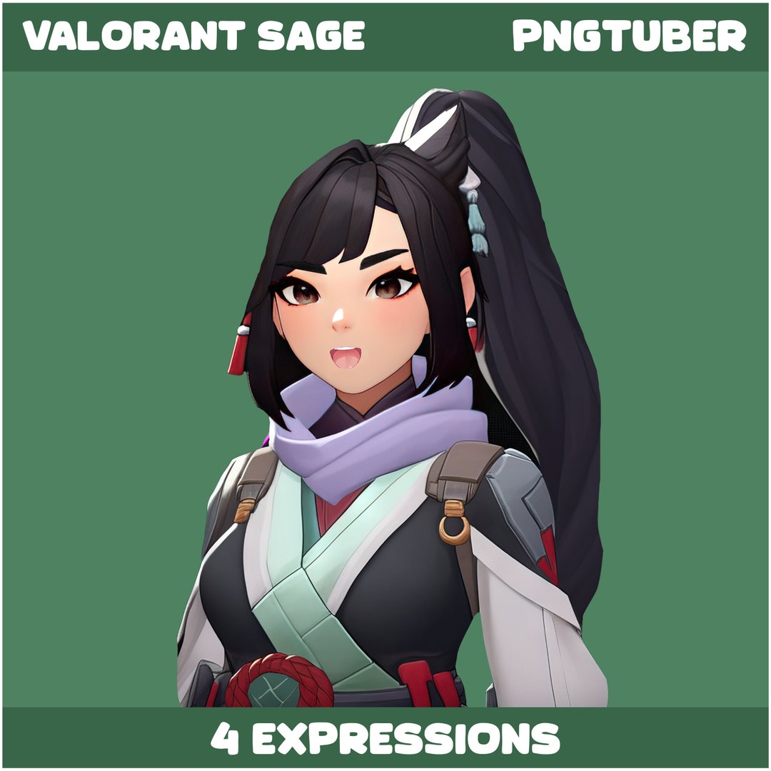 Valorant Sage Pngtuber Model: Anime Avatar for Twitch/discord/youtube ...