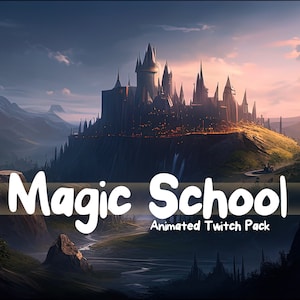 Twitch Animated Pack Fantasy Magic School / Castle /spell Decoration ...