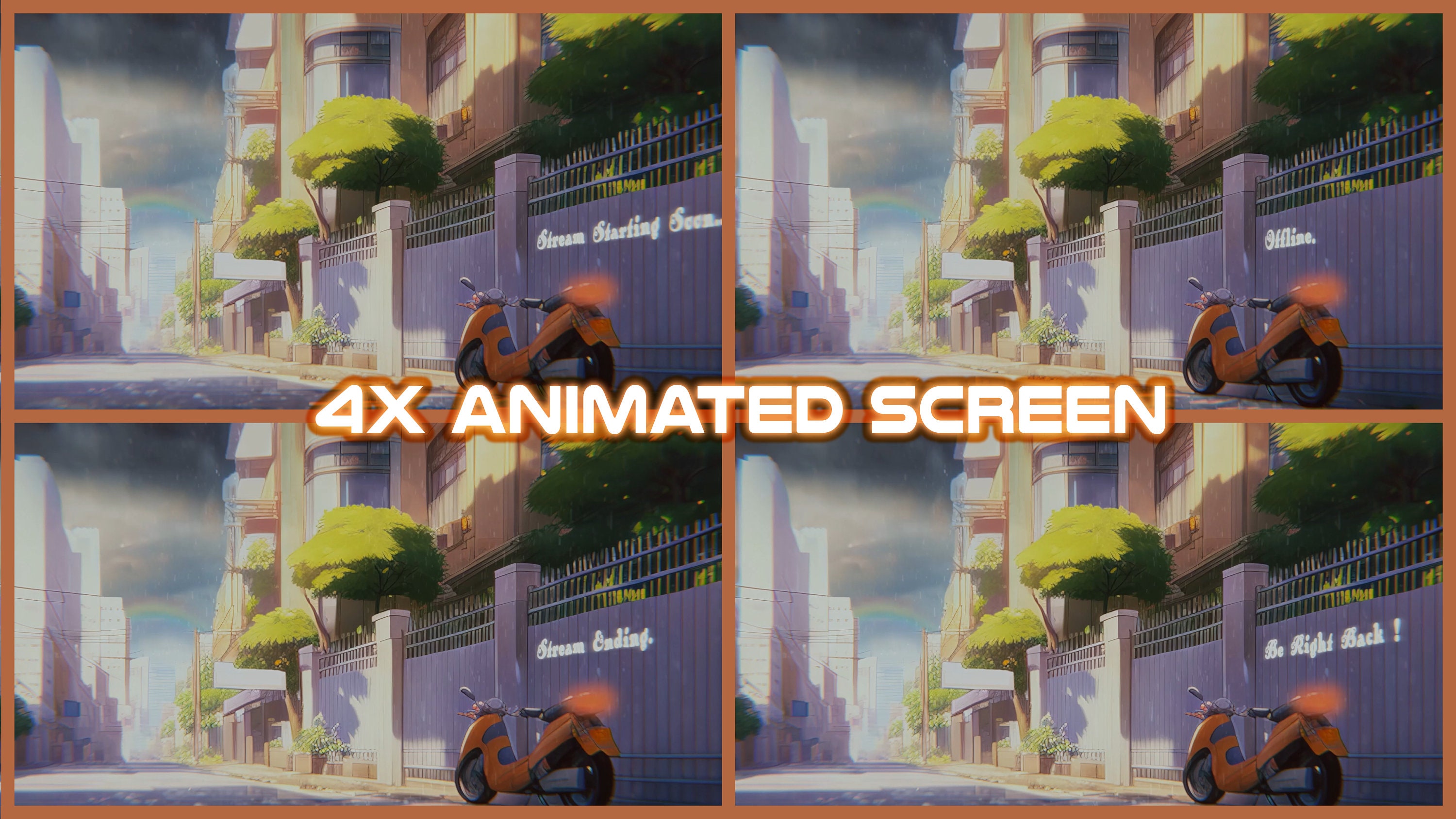 Animated Lofi Japan Street/ Twitch / Cozy Screen Overlays / - Etsy