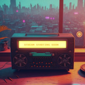 ANIMATED Lofi Jammer Stream Screens/chill Vibes/ Twitch Screens ...