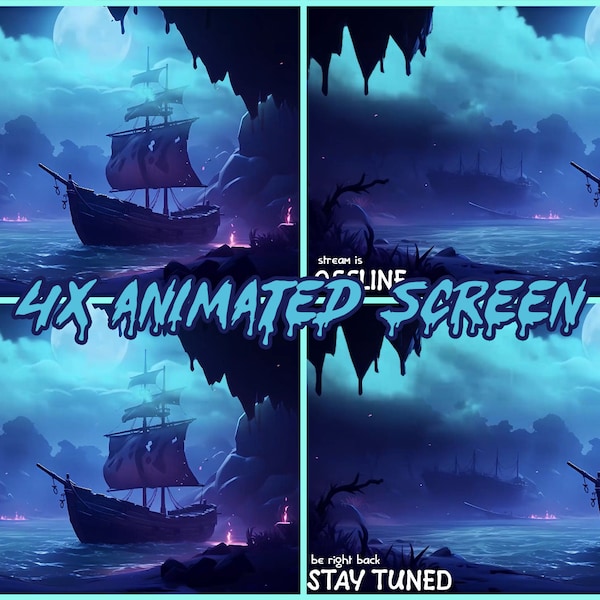 Pirate Twitch Screen - Etsy UK