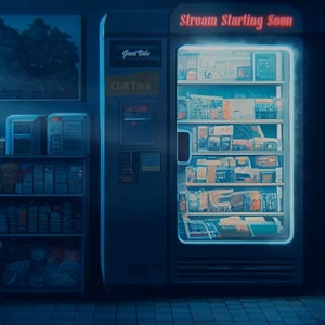 Animated Chill Vending Machine / Twitch /lofi Screen Overlays ...