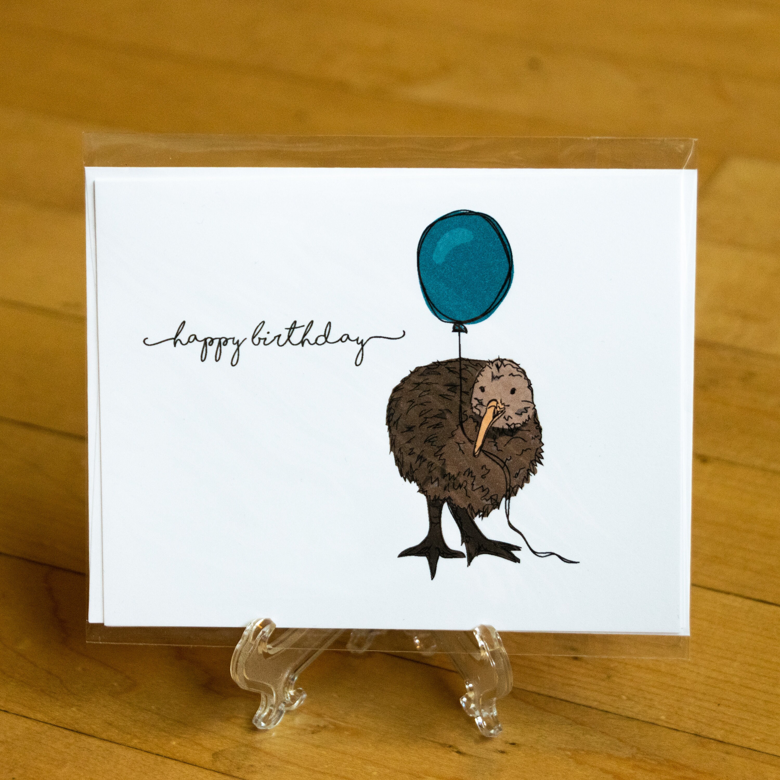 Funky Animal Birthday Card: Kiwi Bird - Etsy