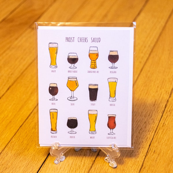 Beer Card - Etsy