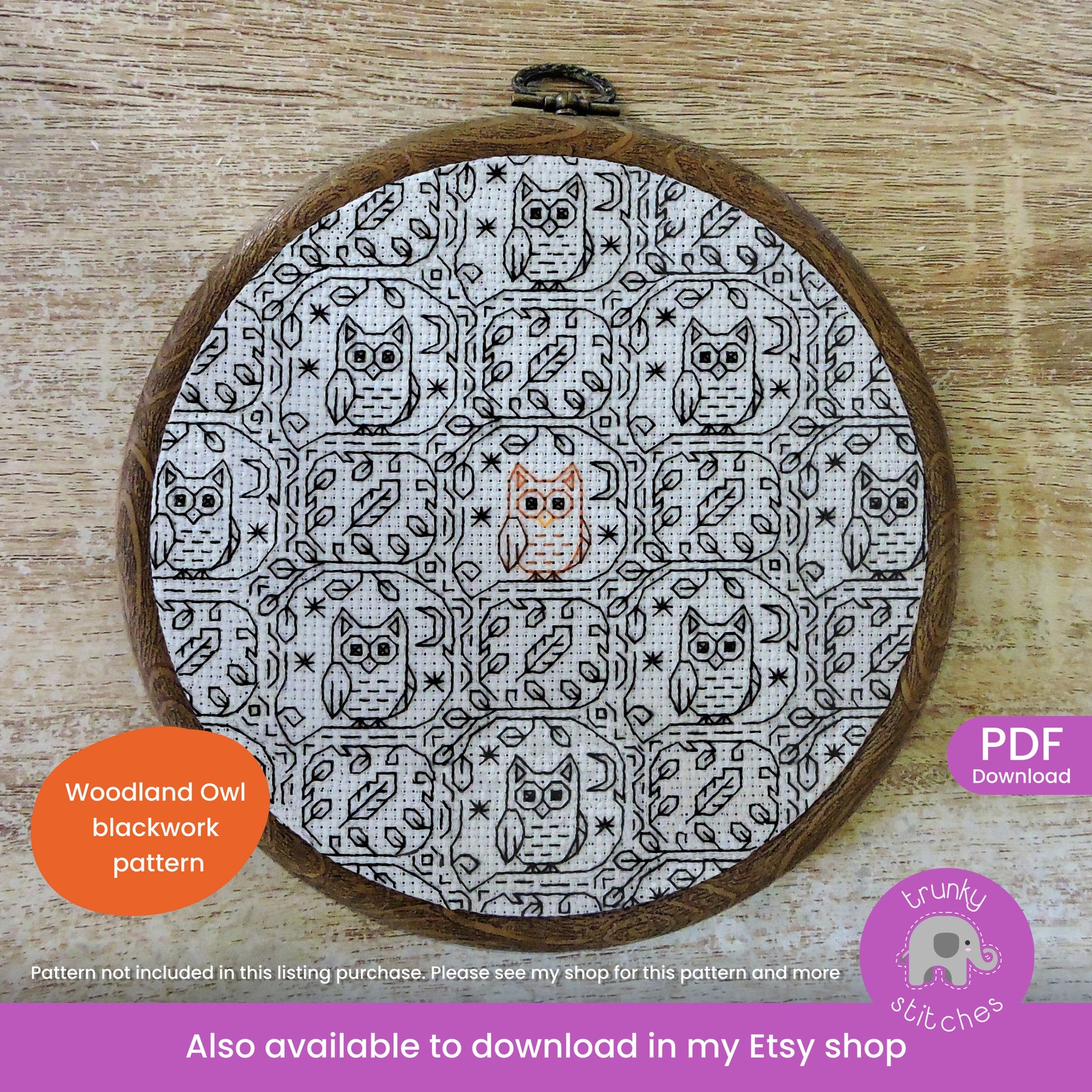 Pet Animal Blackwork Embroidery Patterns: Dog, Cat, Rabbit, Guinea Pig ...
