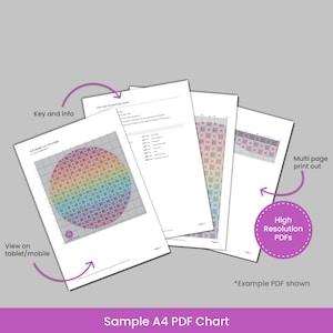 Abstract Blackwork Cross Stitch Pattern | Geometric Ombre Shapes PDF ...