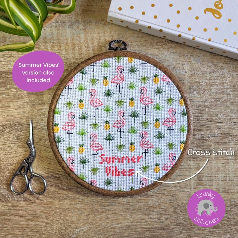 Flamingo Blackwork Cross Stitch Pattern | Embroidery Bird Pattern ...