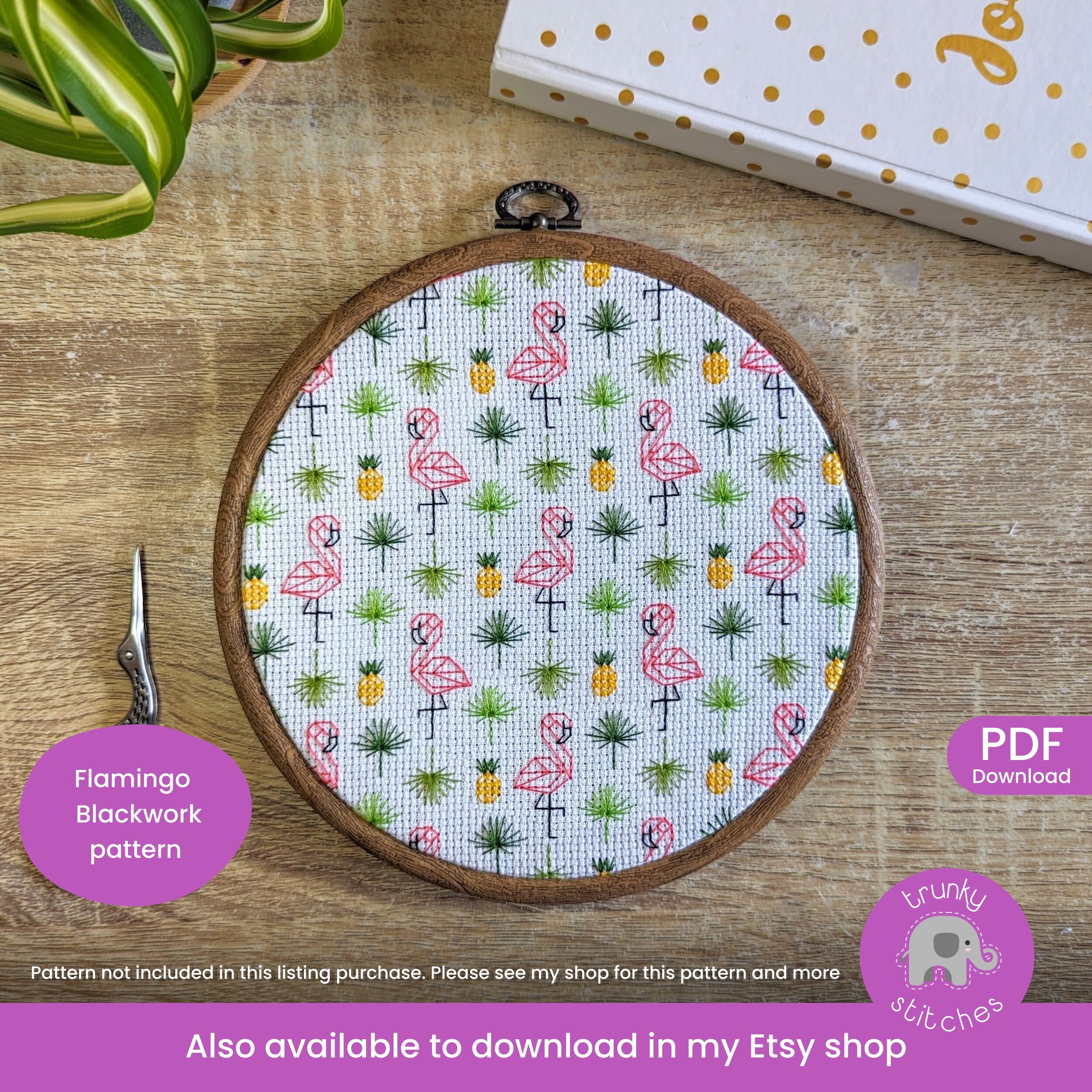 Frog Blackwork Pattern With Repeating Dragonflies, Lily Pads & Pond ...