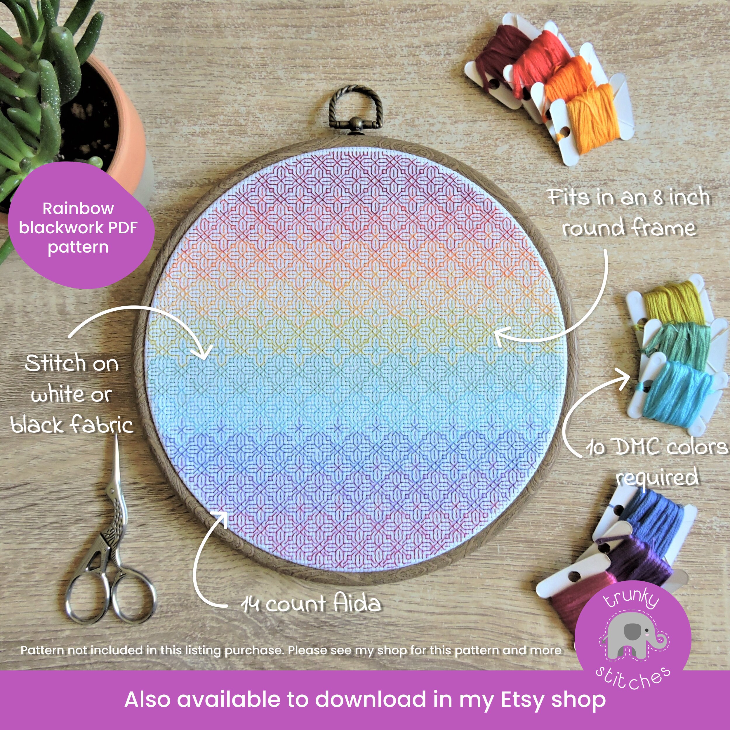 Blackwork Feathers Pattern Peacock and Phoenix Feathers | Etsy