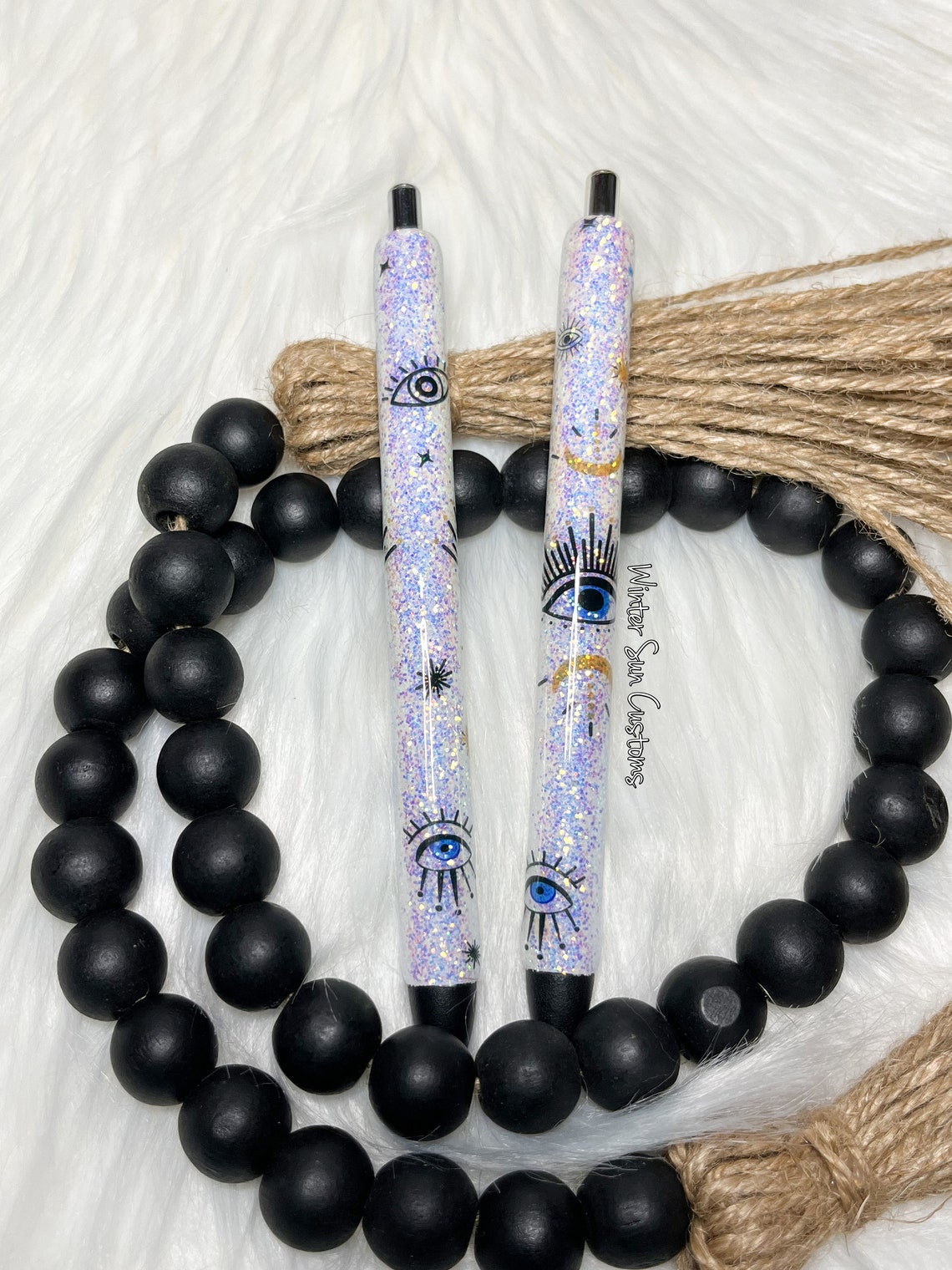 Mal De Ojo Gel Pen Evil Eye Personalized Epoxy Pen - Etsy