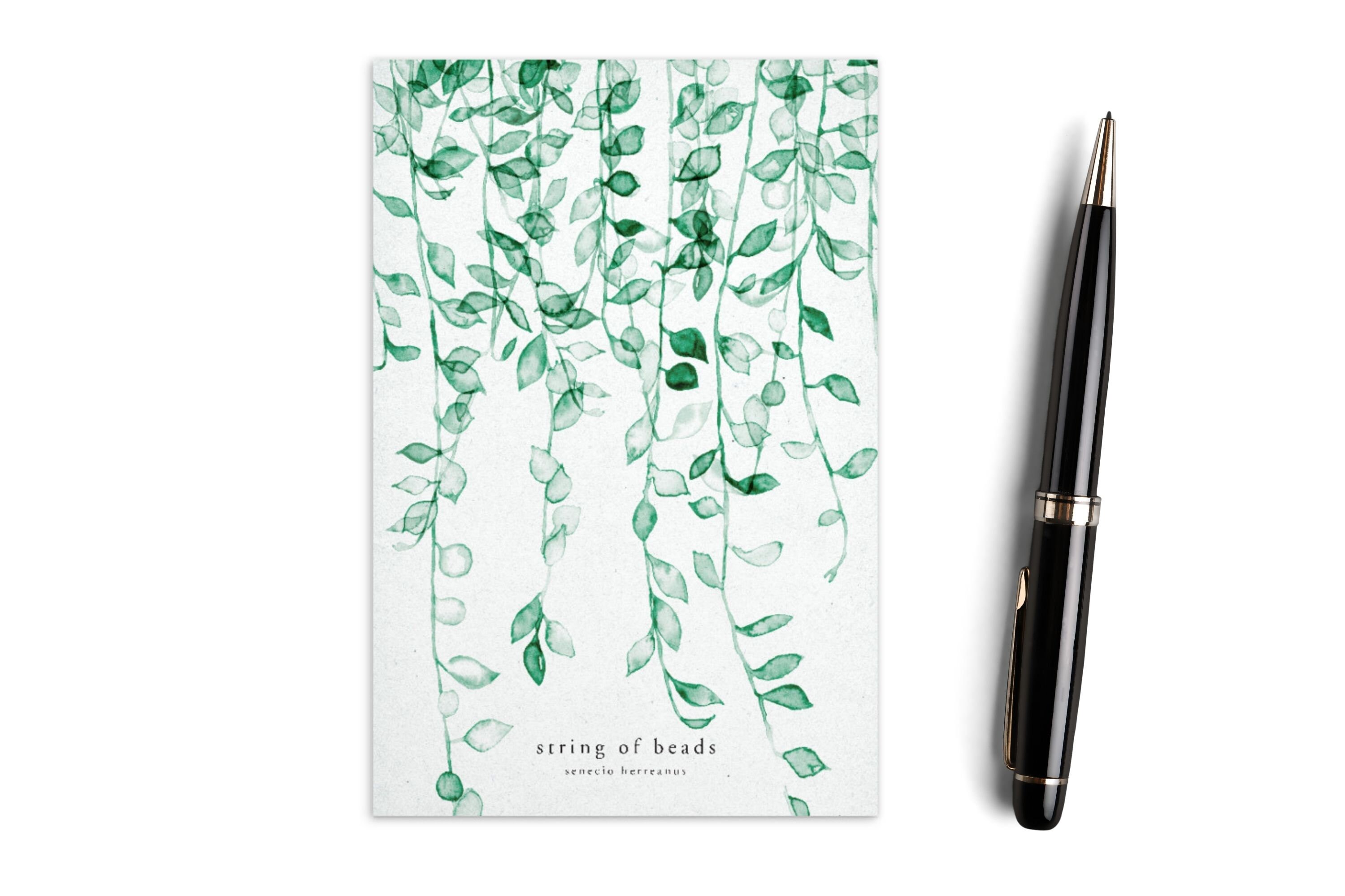 Pack of Plant Postcards String of Beads Cards Postcard - Etsy