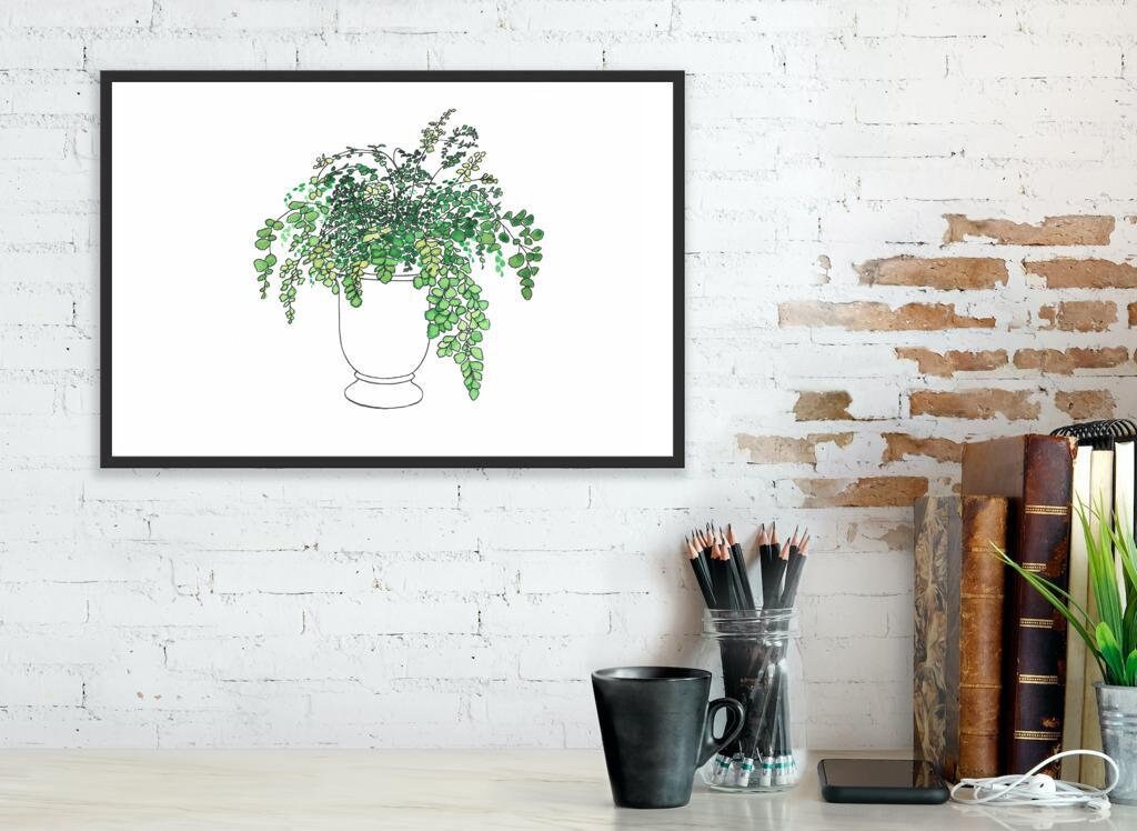 Botanical Poster Plant Drawings Gifts for Gardeners - Etsy