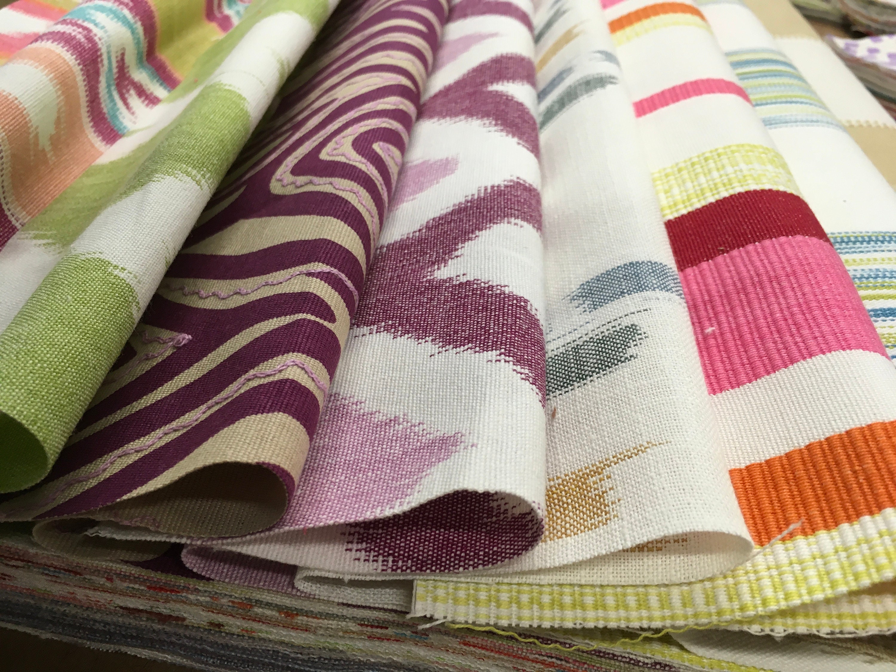 Fabric cuts 100% cotton swatches designer remnants quilt | Etsy