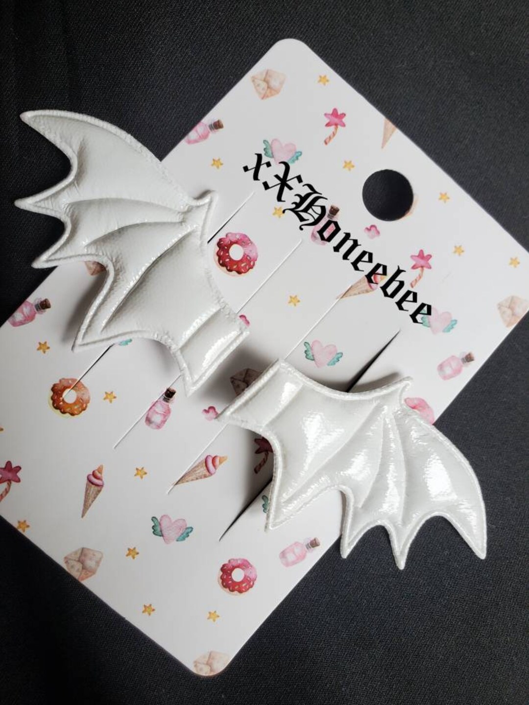 Bat Wing Clips I Kawaii Hair Clips I Anime Hair Clips I Pastel Goth ...